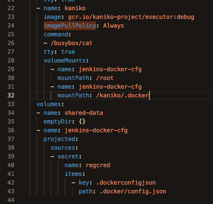 Kaniko build failing on Kubernetes with simple node project calling npm ...