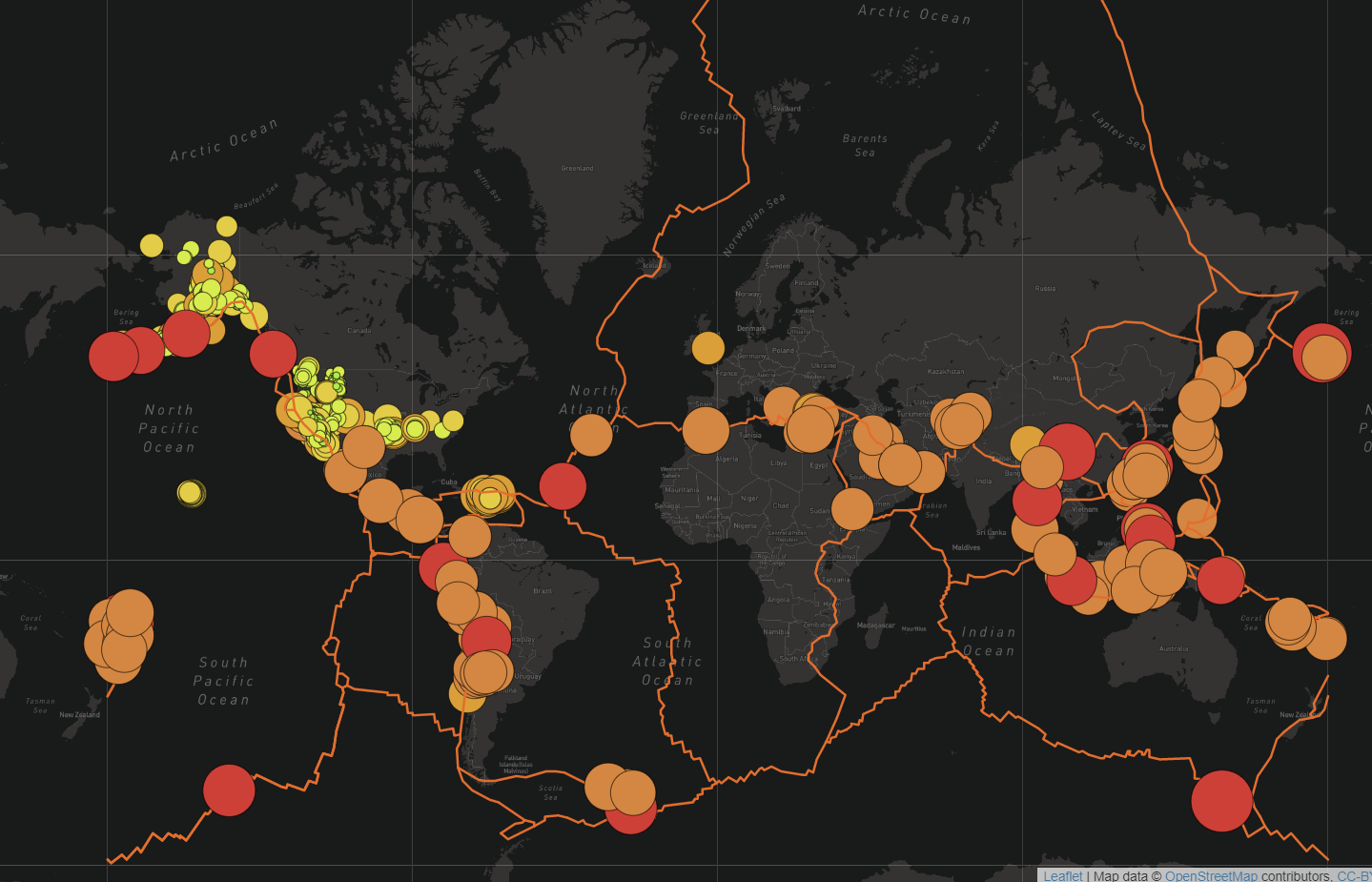 GitHub - legeren/Mapping_Earthquakes