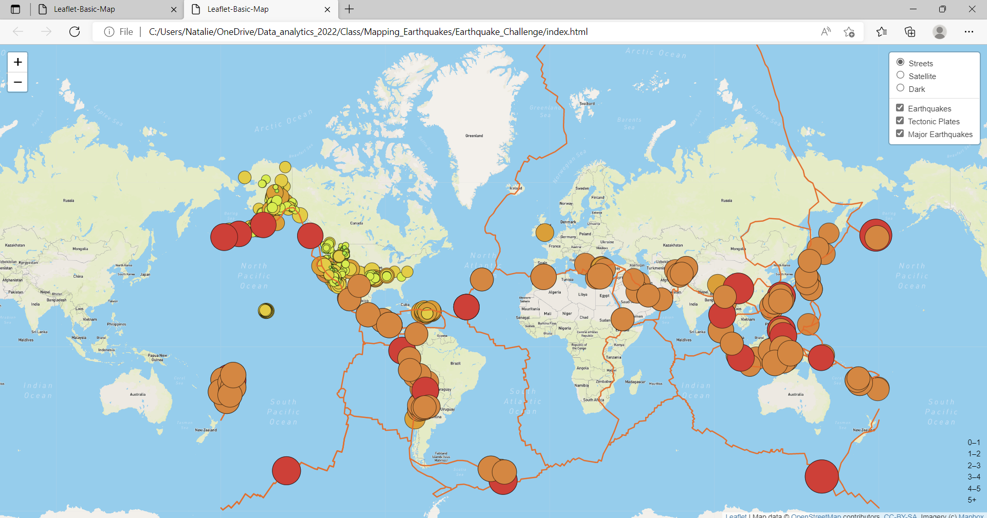 GitHub - legeren/Mapping_Earthquakes
