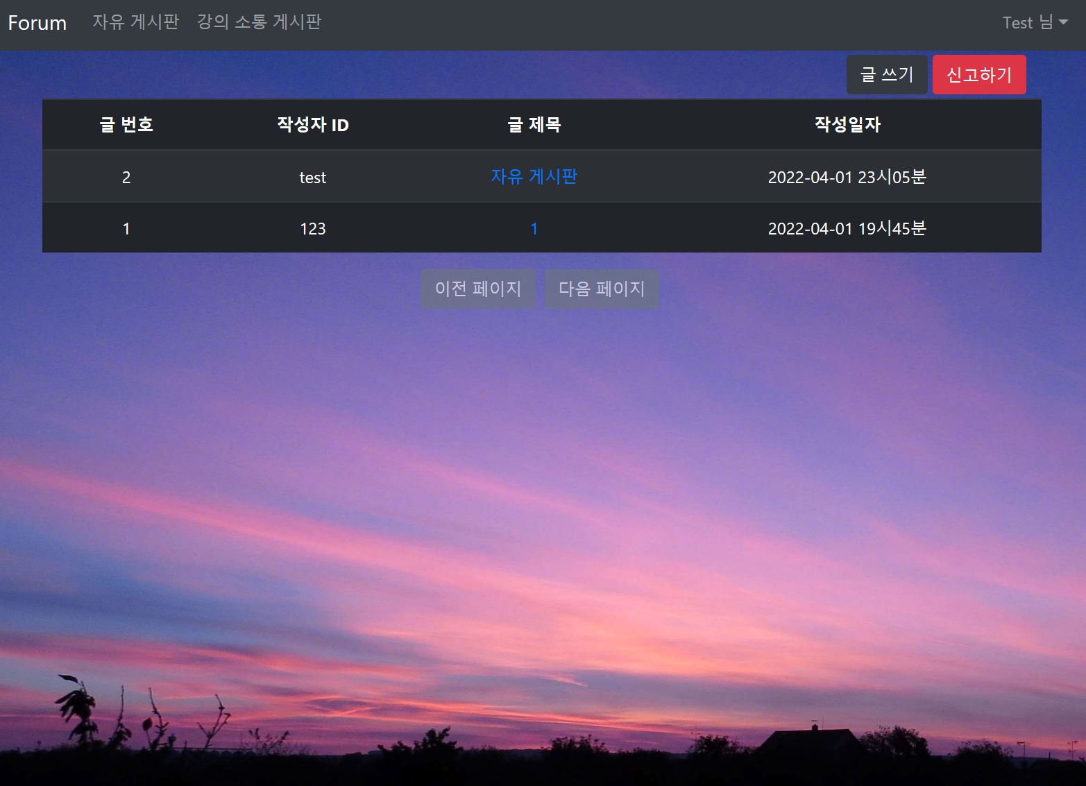Github Navyjeongscommunityandlectureforum Jsp와 Java를 이용한 자유게시판 및