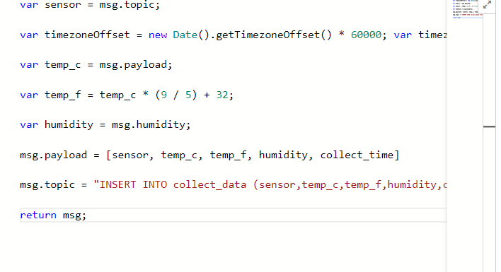 6주차 node red를 이용한 마리아DB - yunsejin/Raspberry_pi GitHub Wiki
