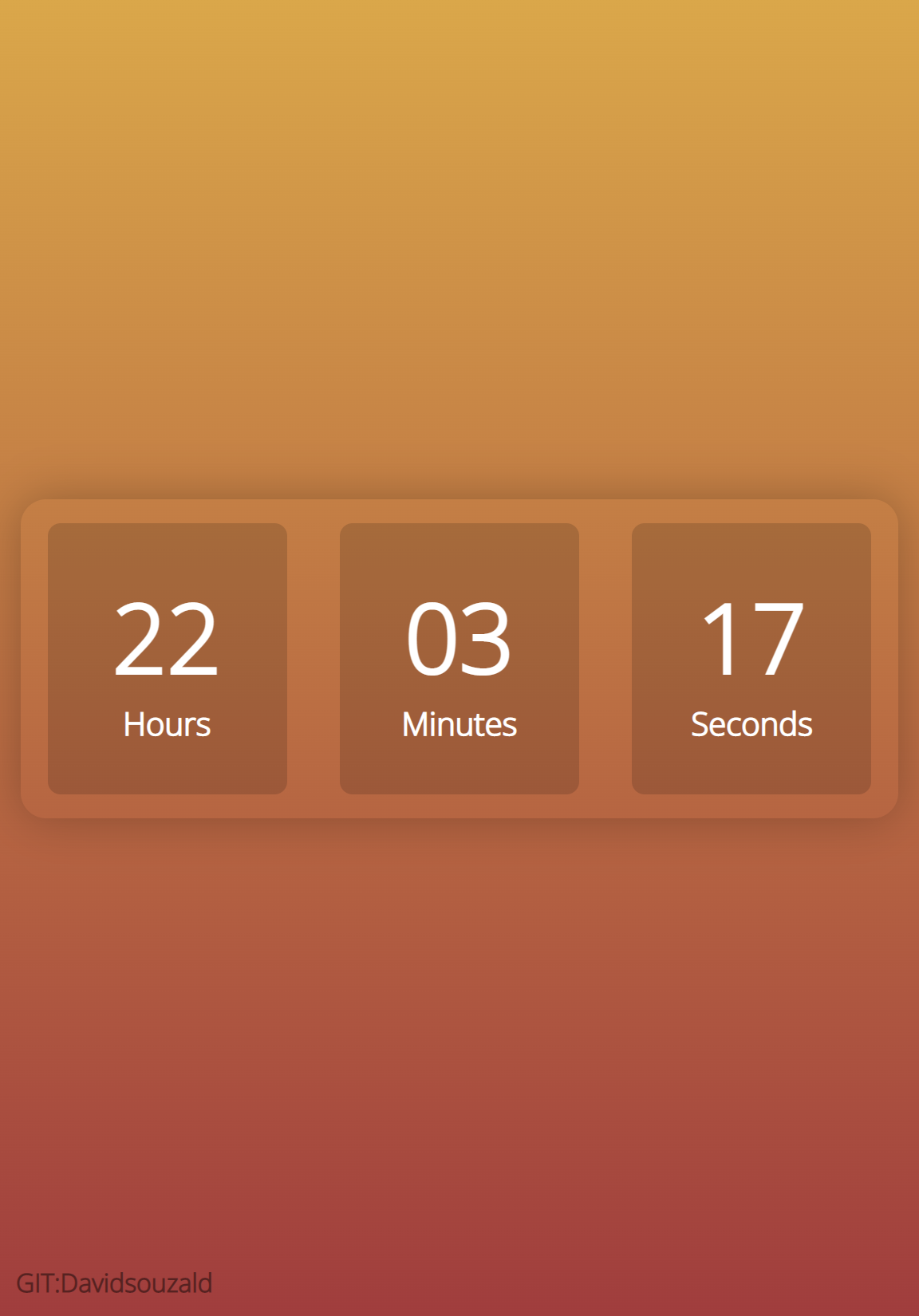 GitHub - DavidSouzaLD/Web-Digital-Clock: Simple digital clock made with HTML, CSS and JS.