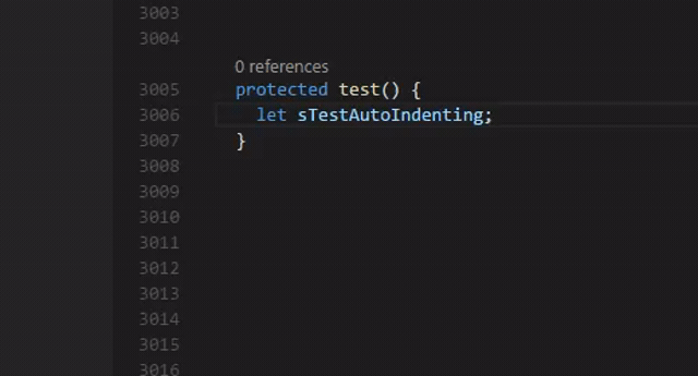 Auto indenting is all over the place, should respect settings · Issue ...
