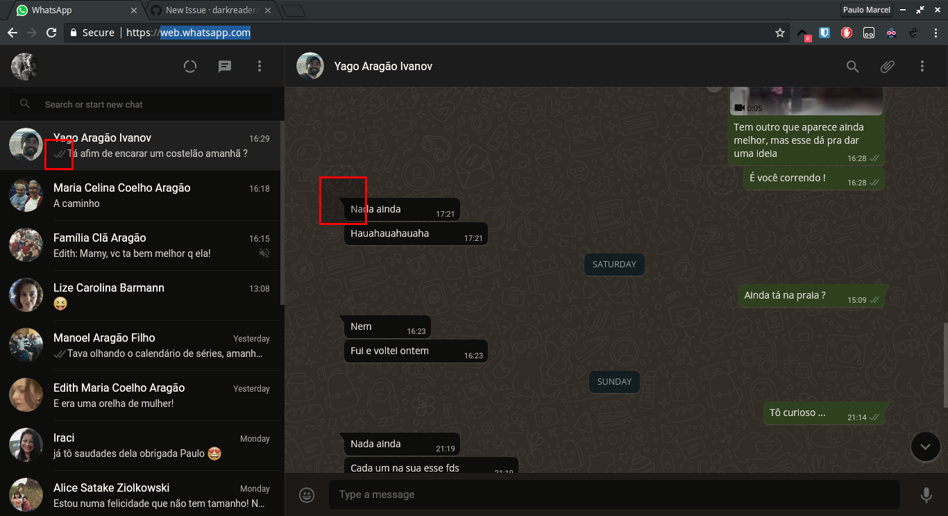 [Dynamic] web.whatsapp.com: tip of dialog boxes and check marks don't ...