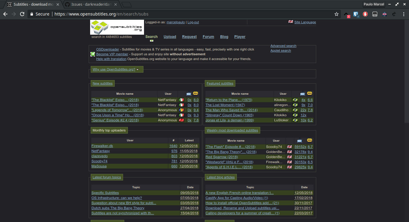 [Dynamic] opensubtitles.org search box disappears with Dynamic theme engine · Issue #495 ...