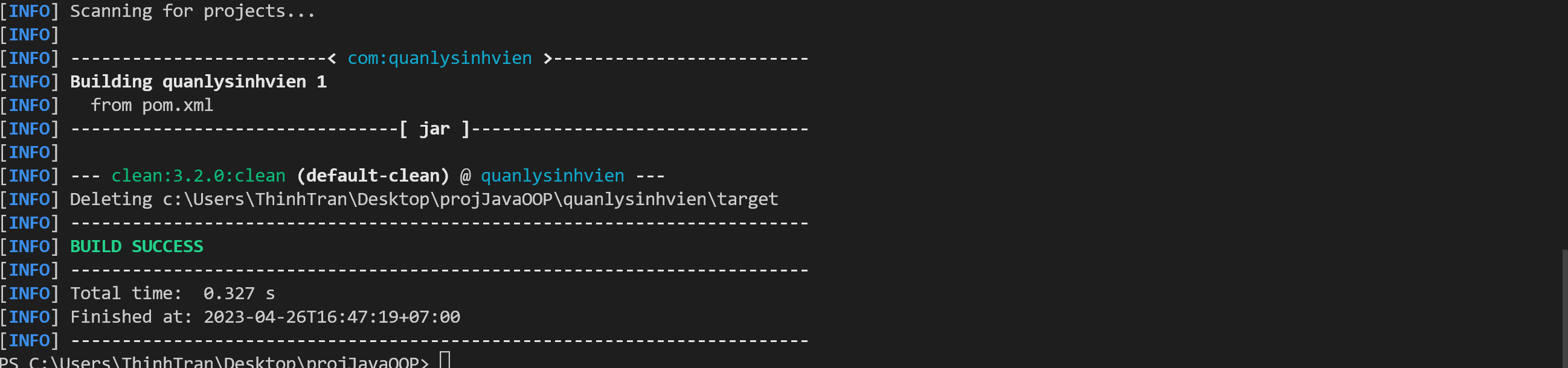 GitHub - thinhtran383/projJavaOOP