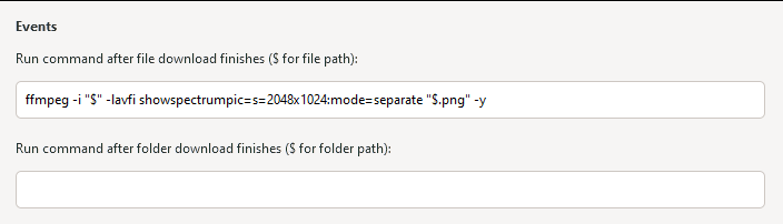 An option to silently run command when a download is finished · Issue ...