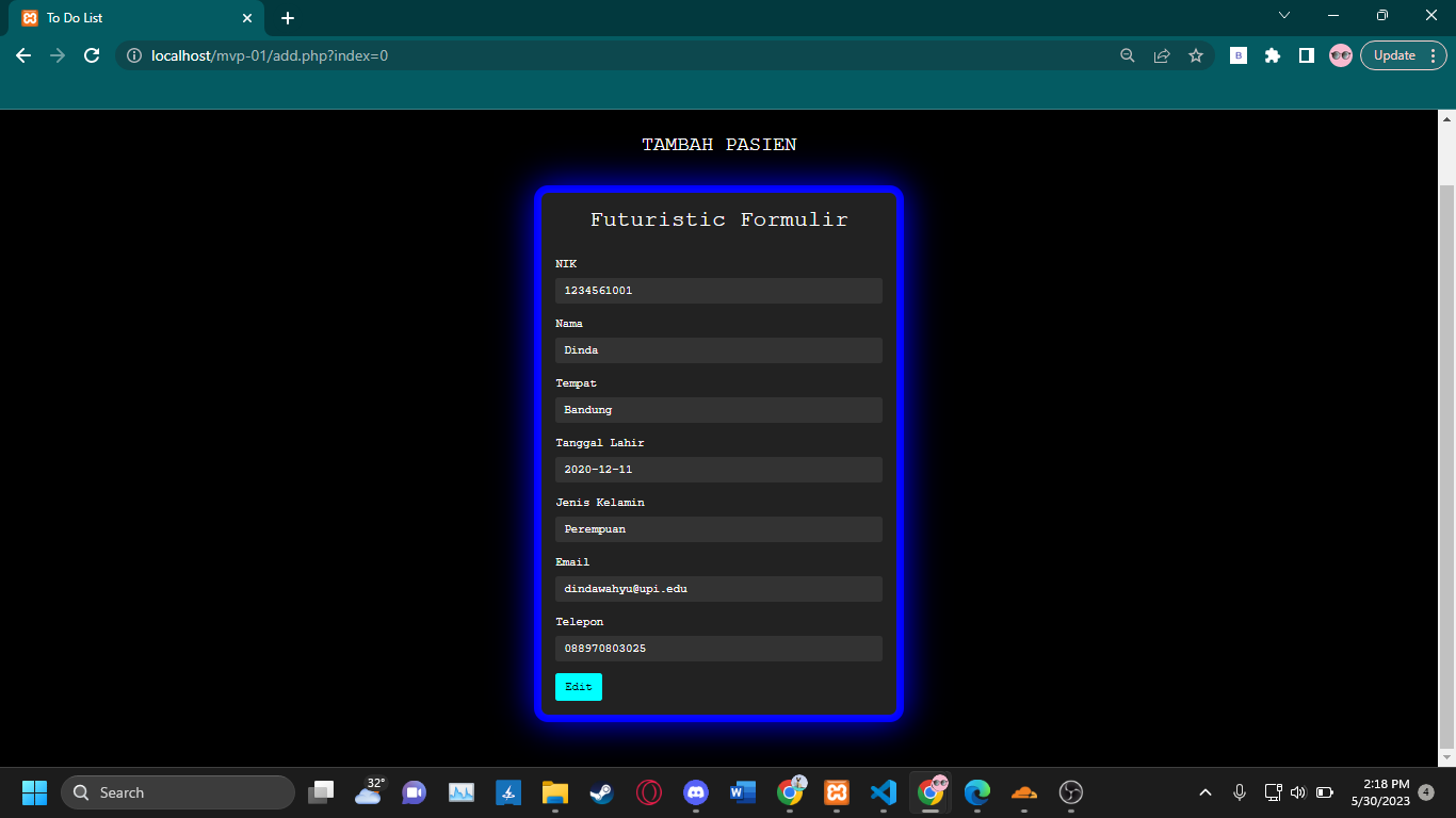 GitHub - Kafilli/LP11DPBO2023C2: Latihan Praktikum 11 DPBO 2023
