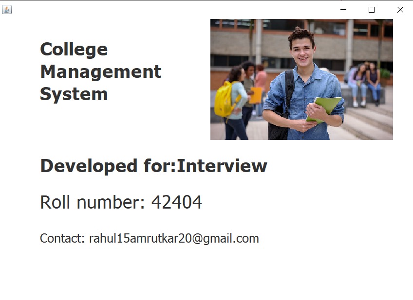 GitHub - Rahuls-Hub/College_mgmt_system: Designed and implemented an efficient college ...
