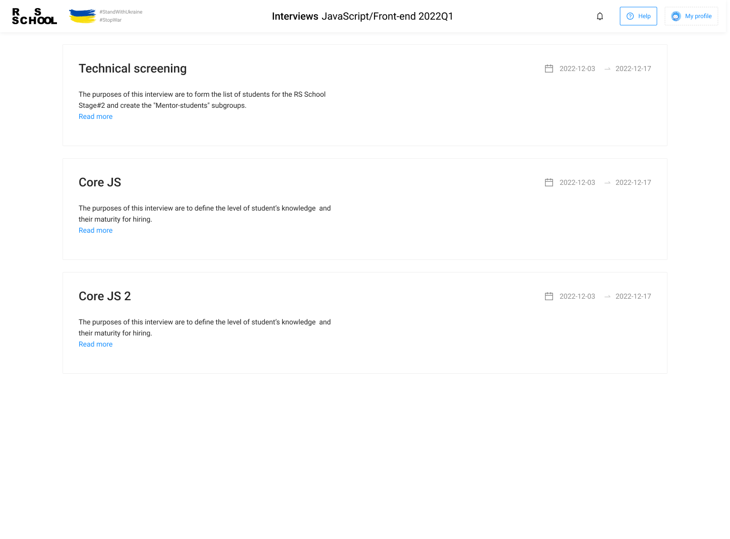 Interview cards · Issue #1815 · rolling-scopes/rsschool-app · GitHub