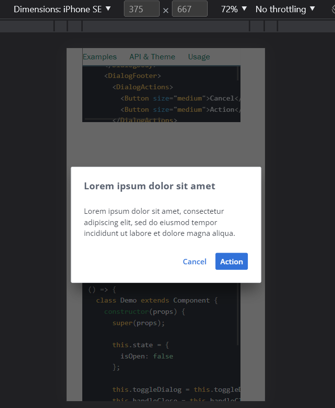 Body spacing increase upon opening Dialog on small screens · Issue #865 · mineral-ui/mineral-ui ...