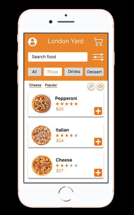 GitHub - thekenapatel/London-Yard-UI-UX: London Yard Pizza App UI/UX Design - Figma Repository ...
