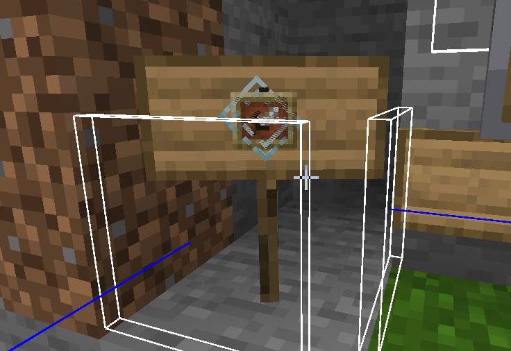 Render Issue About Glass Item Frames With A Sign On The Floor · Issue