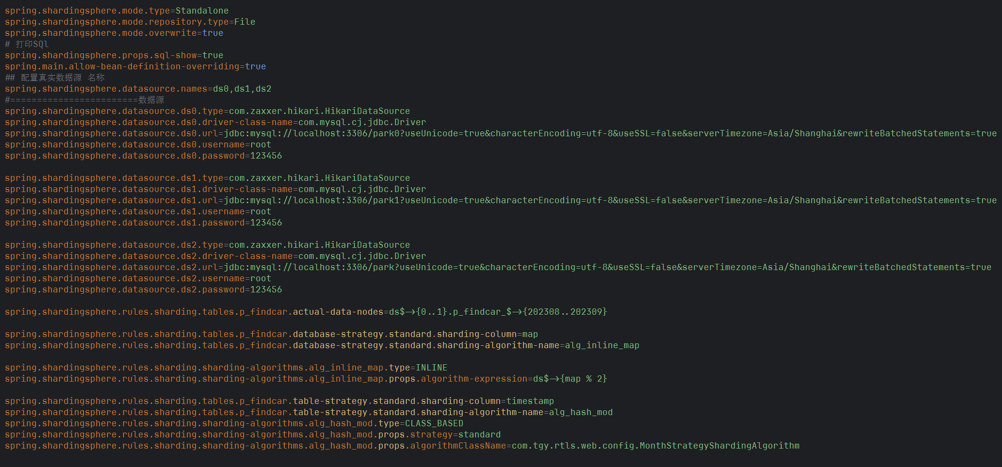 All tables must be in the same datasource · Issue #28144 · apache/shardingsphere · GitHub