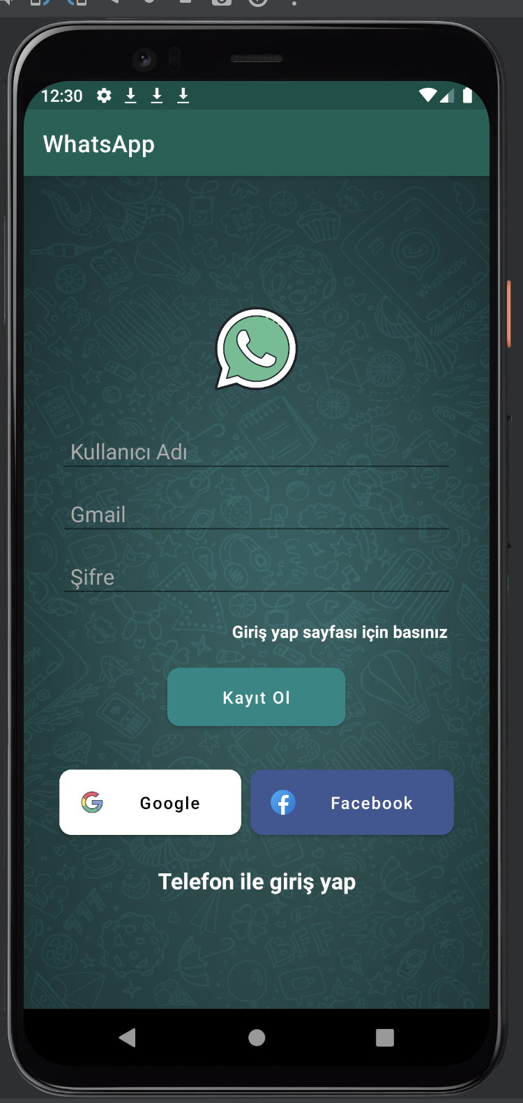 GitHub - eyyuppp/WhatsAppClone