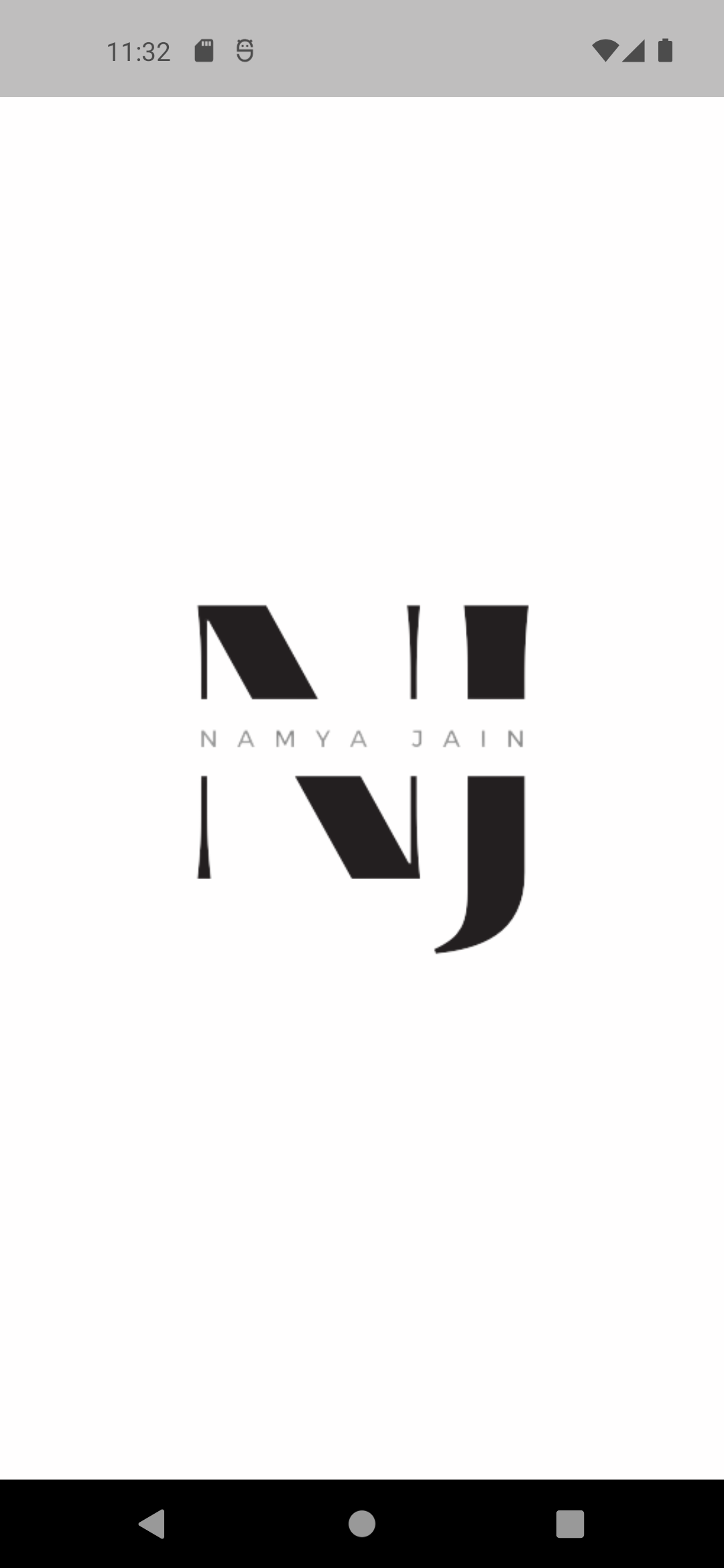 GitHub - Namya13Jain/Portfolio-App: My first Portfolio App using Flutter widgets and packages