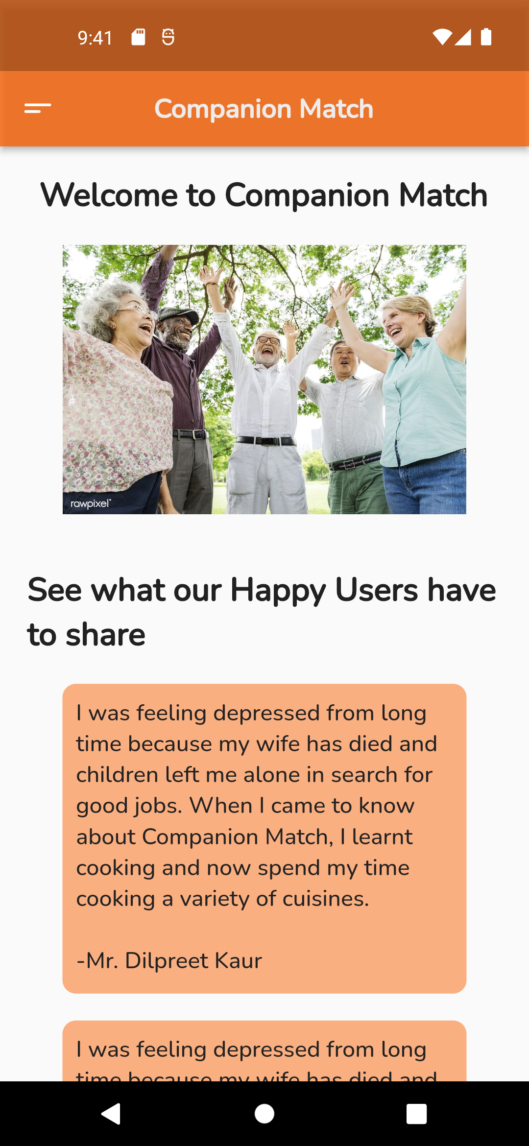 GitHub - Namya13Jain/companion_match