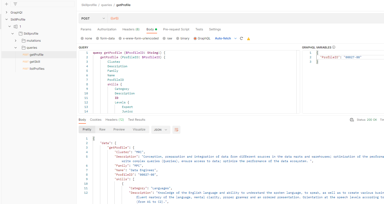 GitHub - parodin/SkillProfile: SkillProfile+GraphQL(Appsync+Dynamo)