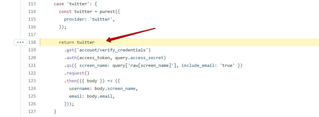 Twitter Provider Doesnt Work · Issue 13217 · Strapistrapi · Github