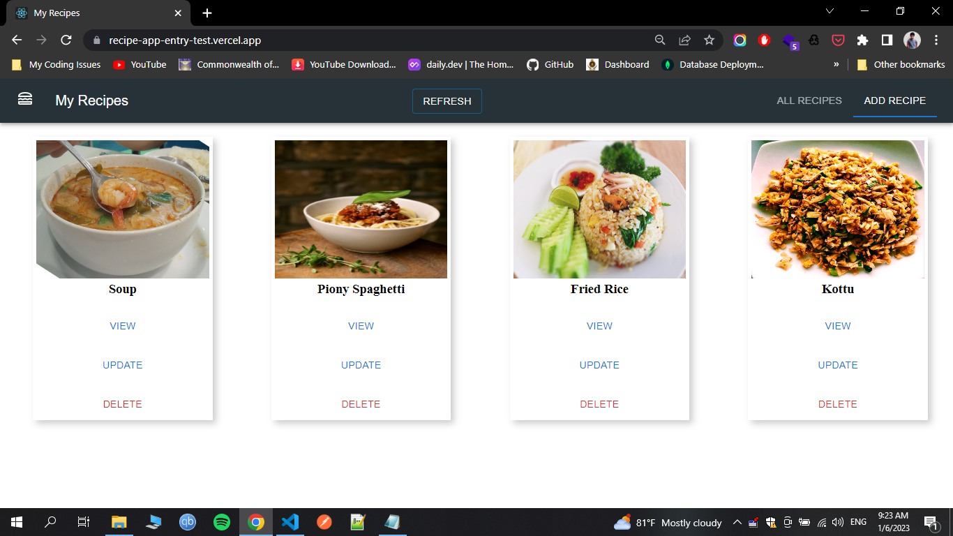 GitHub - avishkaindula/recipe-entry-test-project
