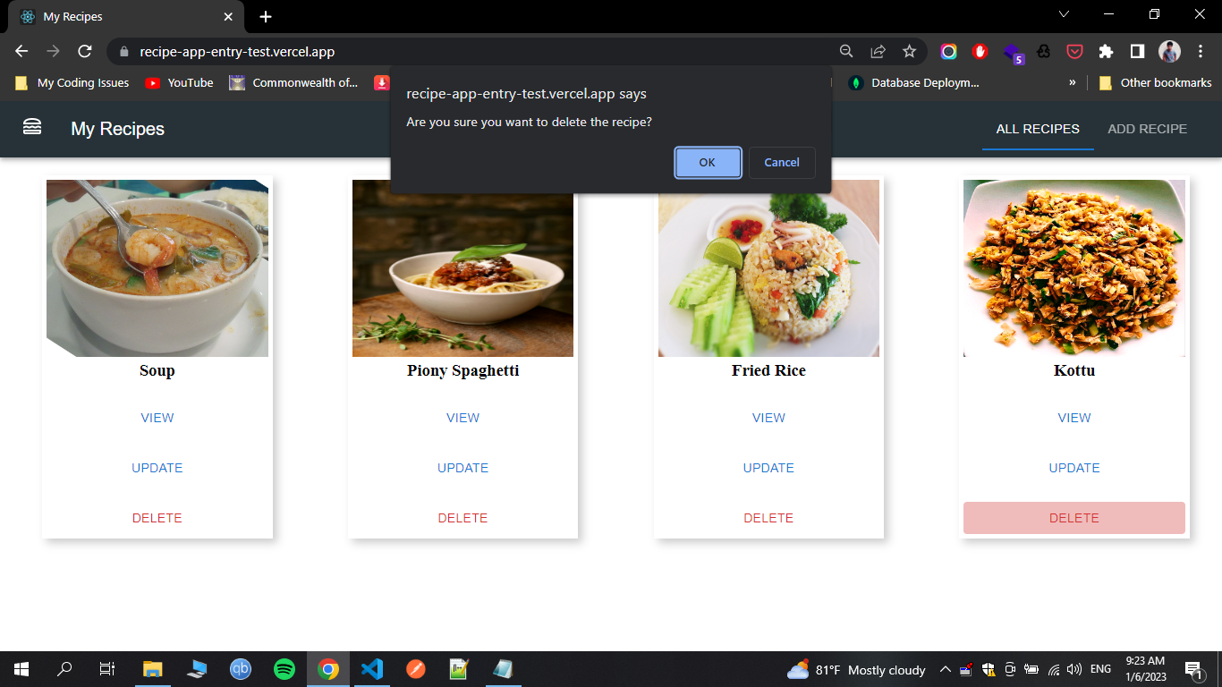 GitHub - avishkaindula/recipe-entry-test-project