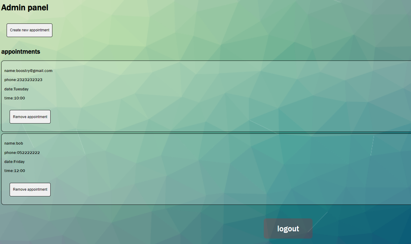 GitHub - Boostry123/Book-Appointment