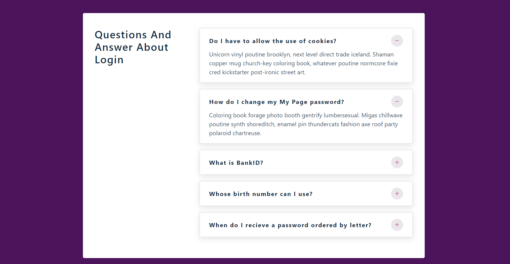 GitHub - esrasumer/accordion: accordion
