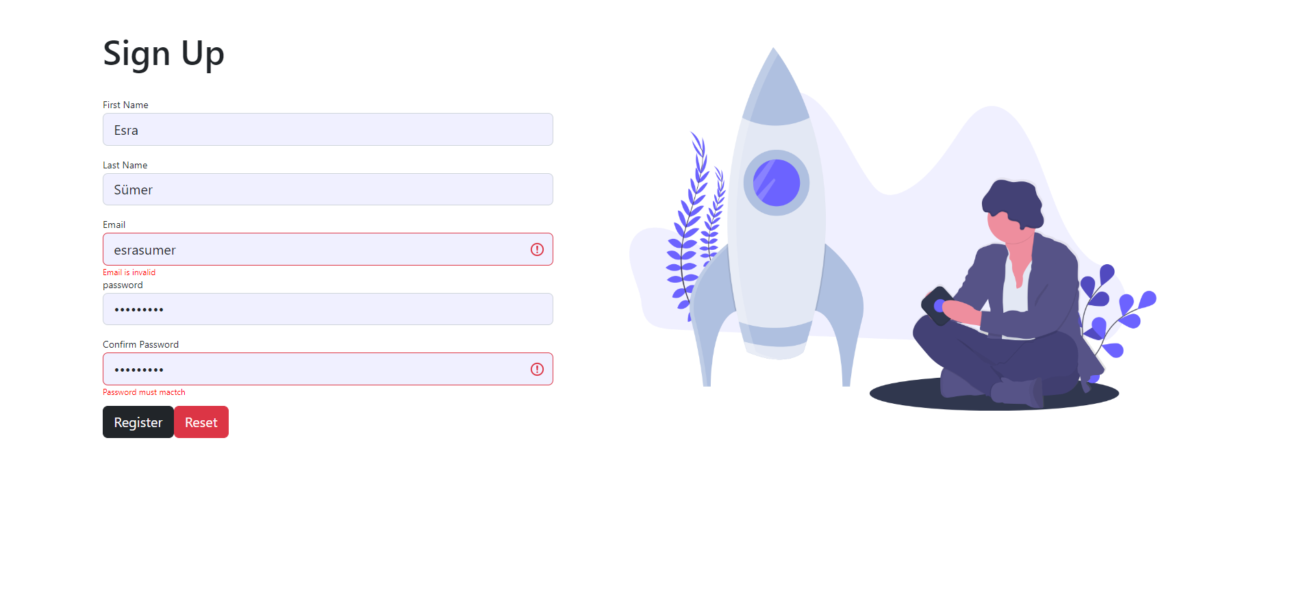 GitHub - esrasumer/signup-with-formik: signup-with-formik