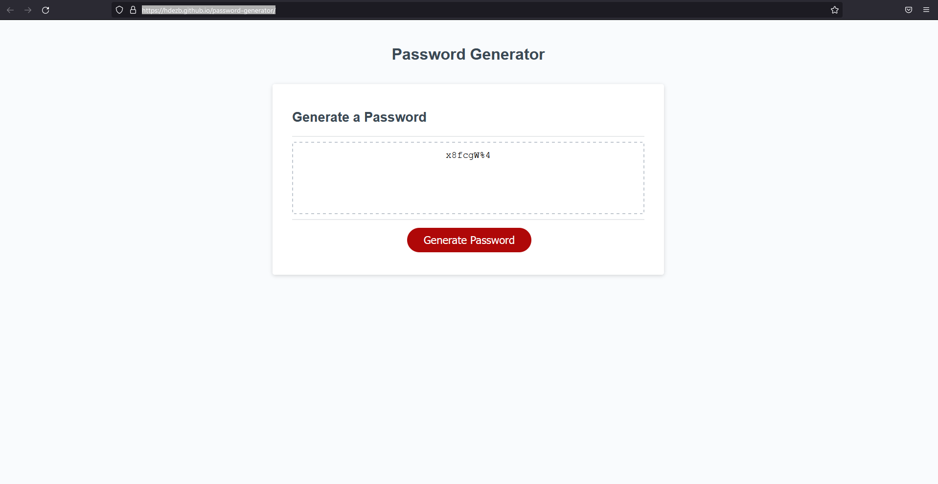GitHub - HdezB/password-generator
