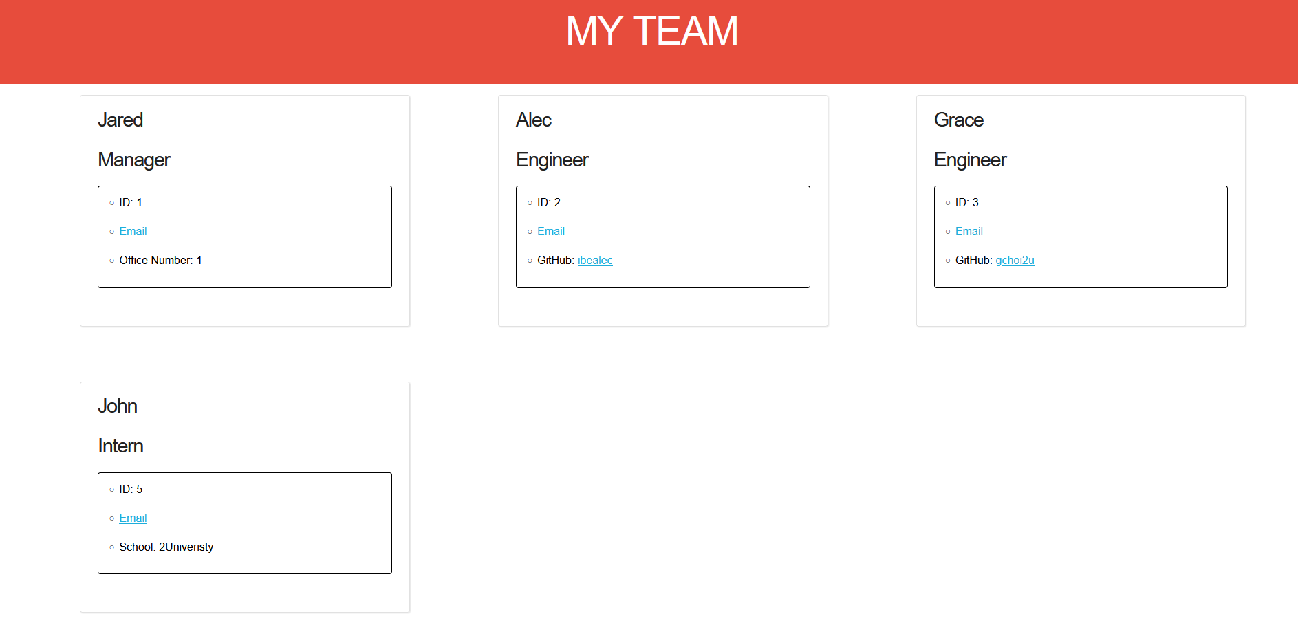GitHub - HdezB/team-profile-generator