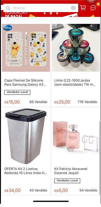 GitHub - odevbruno/shopee-clone-interface: Interface da shopee desenvolvida com react native