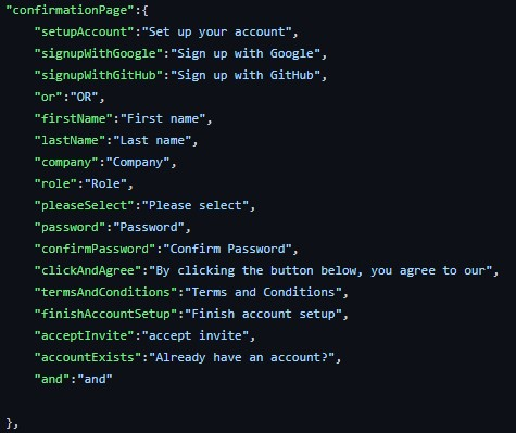 [localization] Translate Confirmation Page Strings Spanish · Issue #4374 · ToolJet/ToolJet · GitHub
