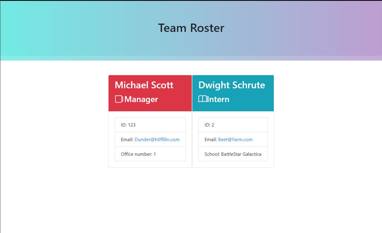 GitHub - abstrack5/Team-Profile-Generator