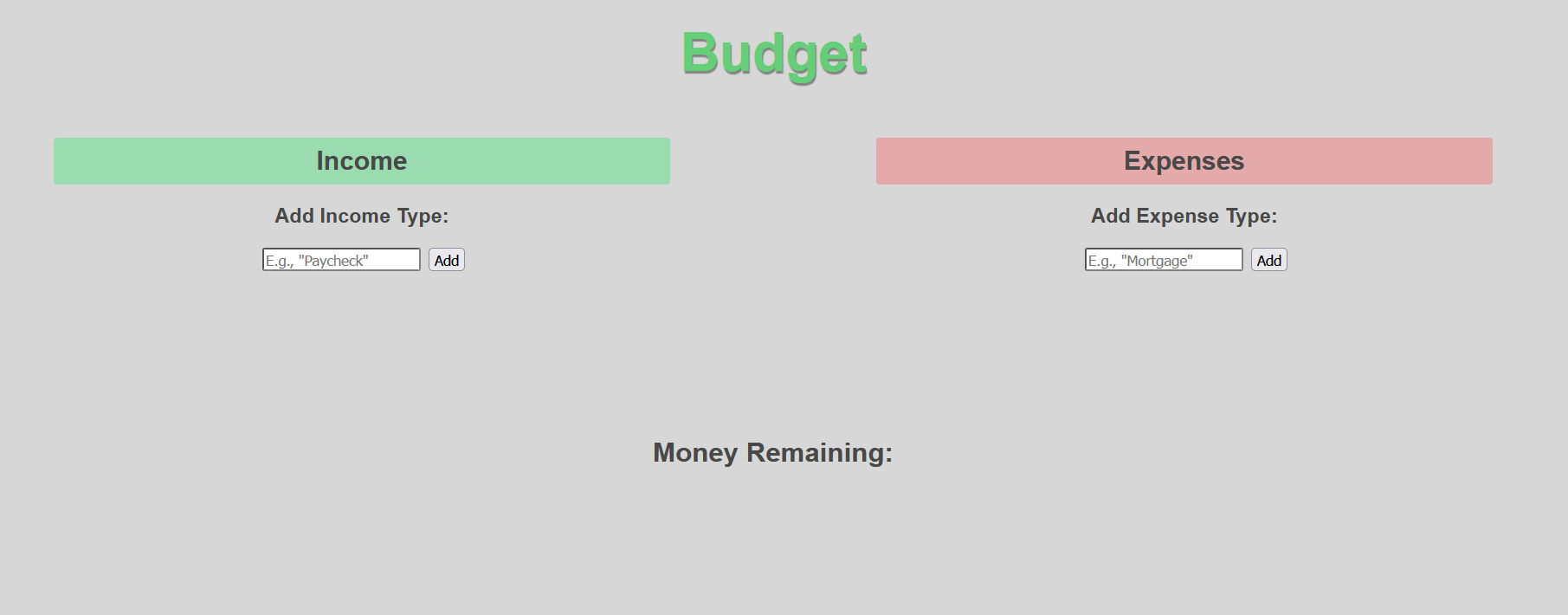GitHub - NateDavies/BudgetApp: This Budget App allows users to create and delete custom income ...