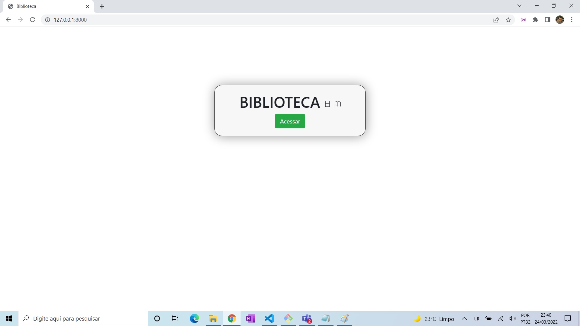 GitHub - diego-goncalves-dreossi/biblioteca-django: Sistema de ...