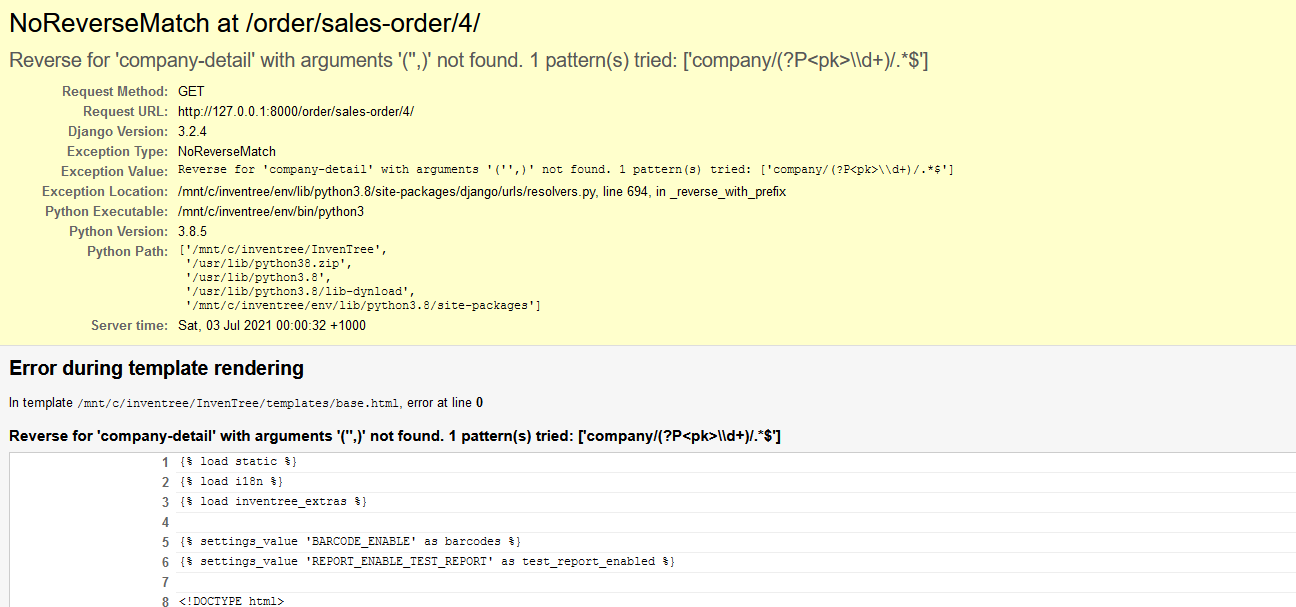 Deleting a "Customer" breaks SalesOrder reference · Issue #1742 · inventree/InvenTree · GitHub