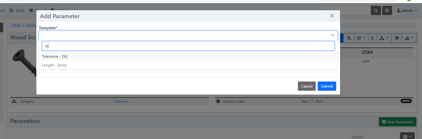 [BUG] Parameter Template search/filtering not working · Issue #2414 · inventree/InvenTree · GitHub