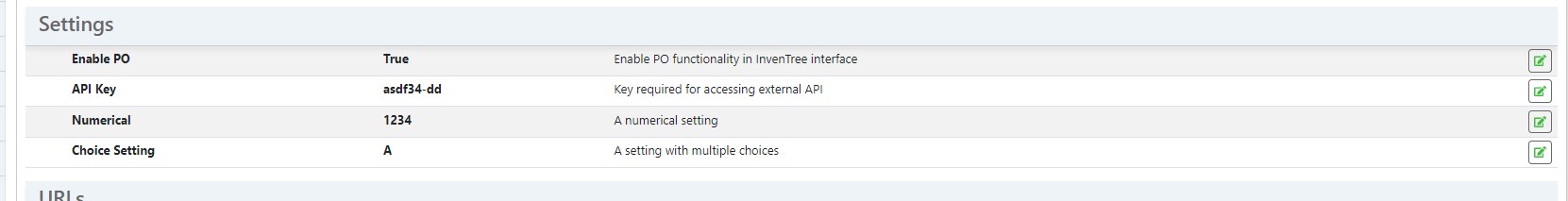 Bug Settings For Plugins Are Not Working Correctly · Issue 2542 · Inventreeinventree · Github
