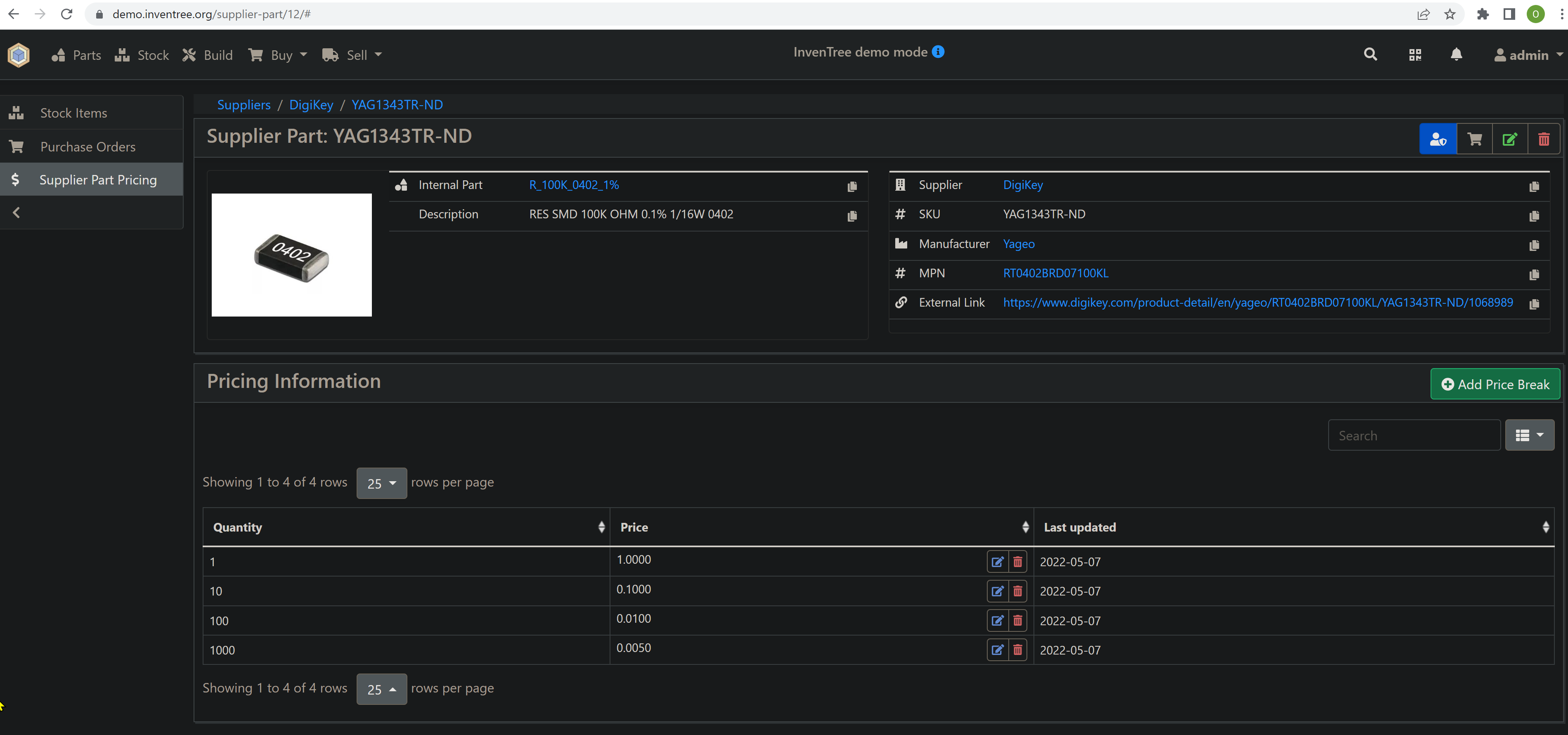 How to display pricing information · Issue #2938 · inventree/InvenTree · GitHub