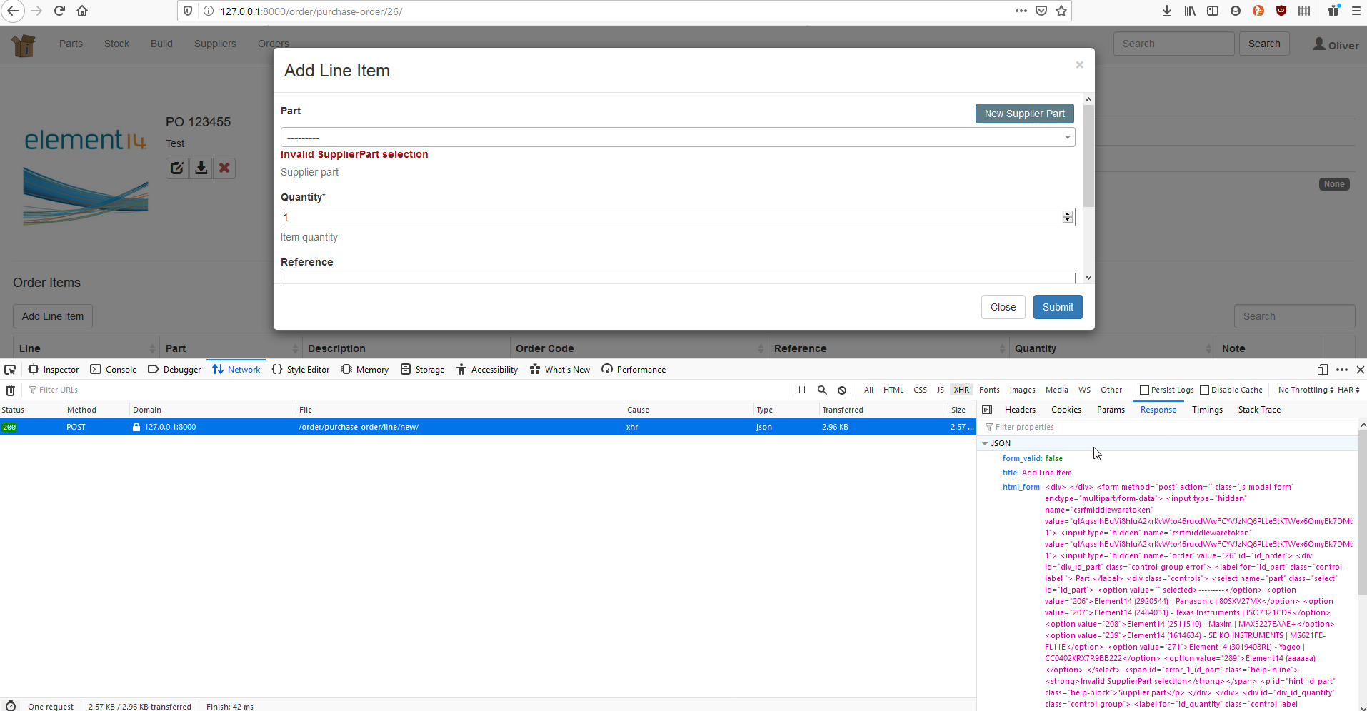Receive Parts from Orders · Issue #599 · inventree/InvenTree · GitHub
