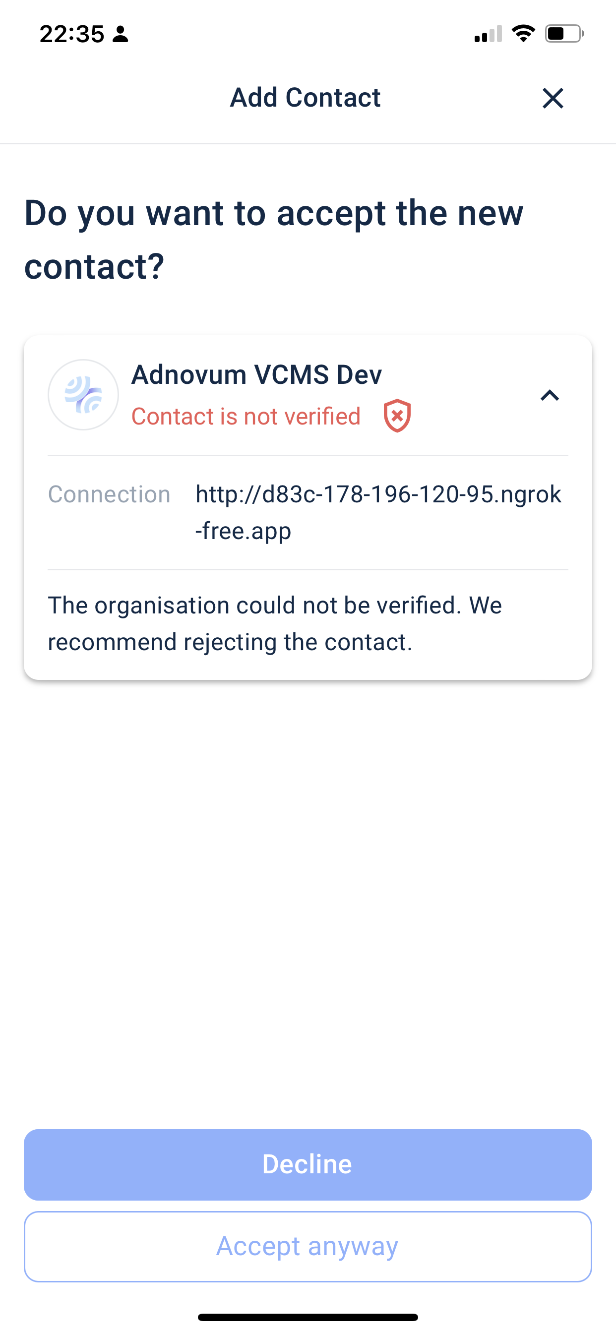 Cannot issue credential · Issue #71 · SSI-Solutions/vcms · GitHub