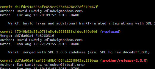 Revision history is broken · Issue #5220 · libsdl-org/SDL · GitHub