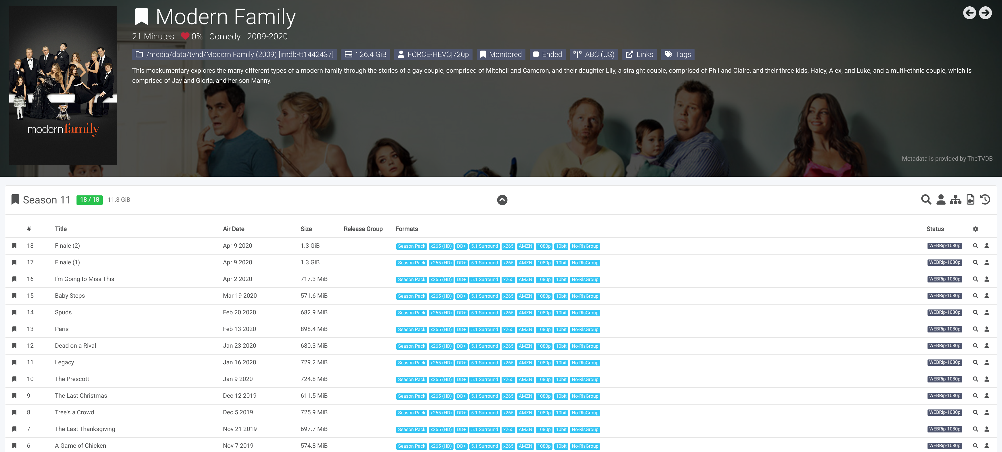 Release level CF is incorrectly applied to episode custom formats in season pack releases ...