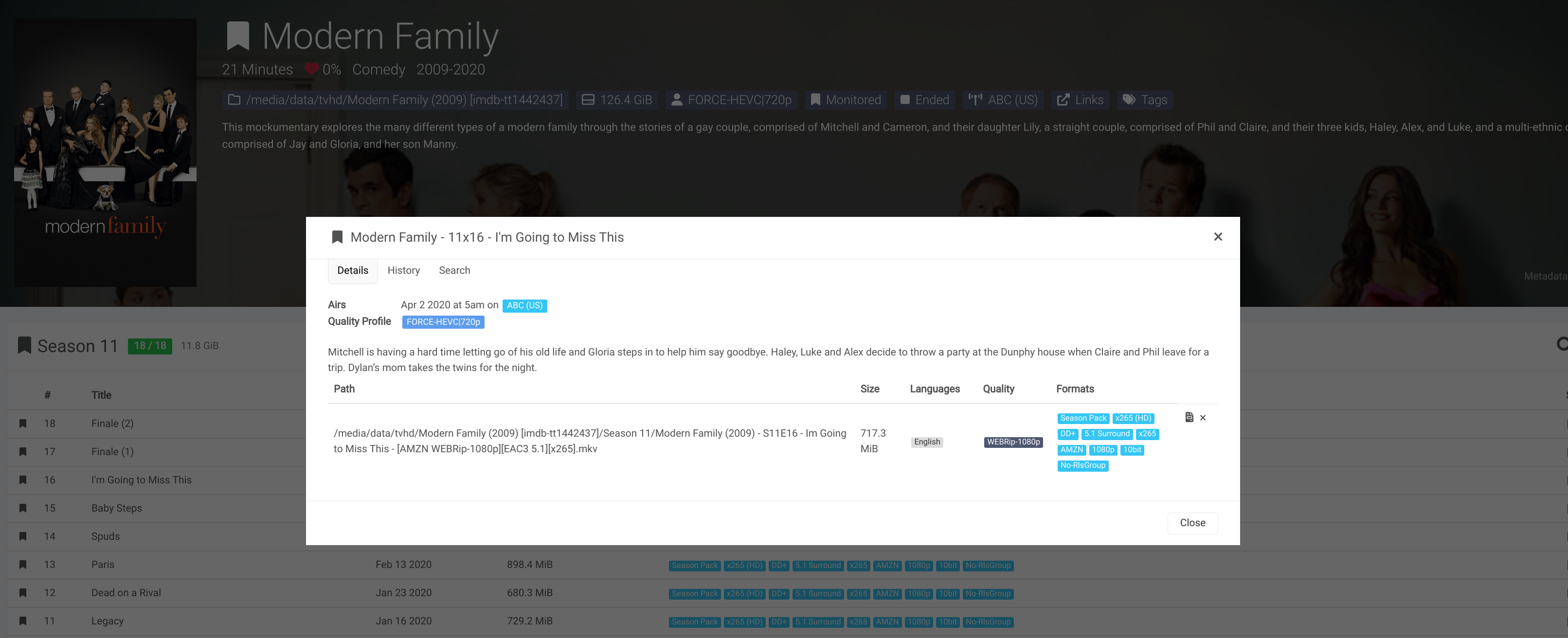 Release level CF is incorrectly applied to episode custom formats in season pack releases ...
