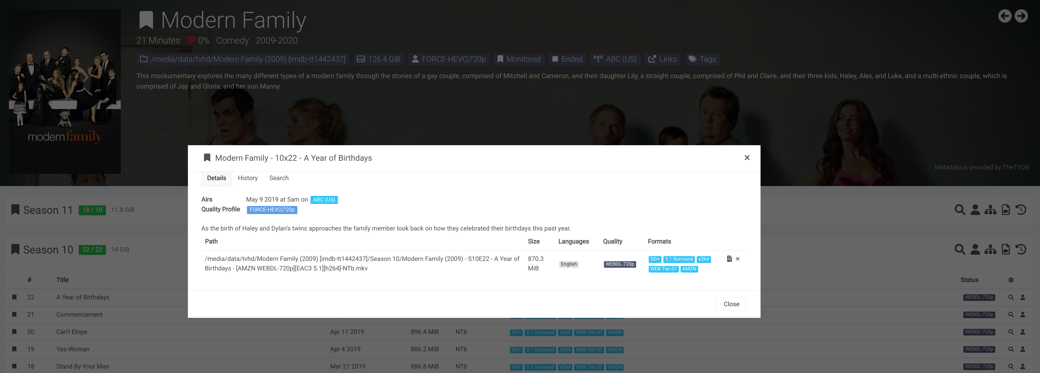 Release level CF is incorrectly applied to episode custom formats in season pack releases ...