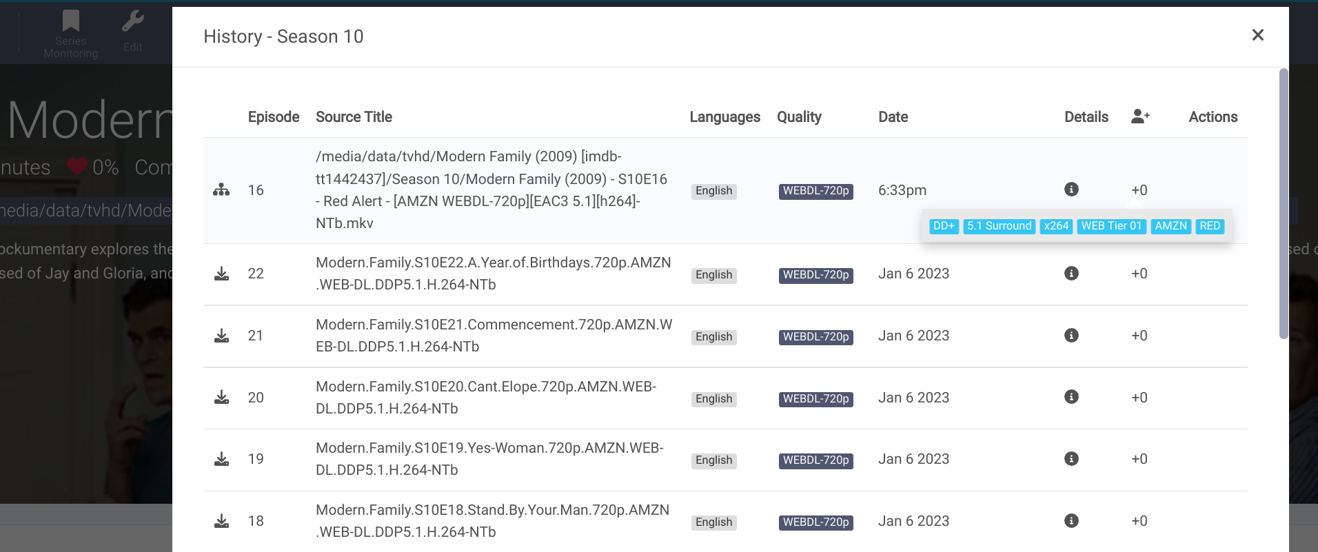 Release level CF is incorrectly applied to episode custom formats in season pack releases ...