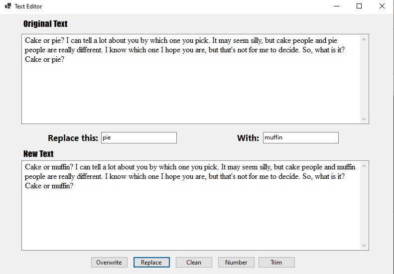 GitHub - Kttra/TextEditor: A text editor that is used to replace words ...