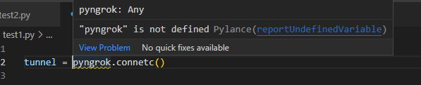 Provide quick fix for automatic import · Issue #3289 · microsoft/pylance-release · GitHub