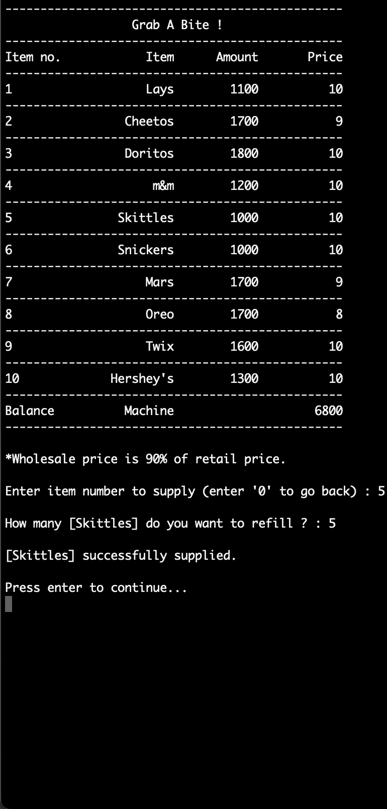GitHub - pdev-jay/Vending-machine: Vending machine program
