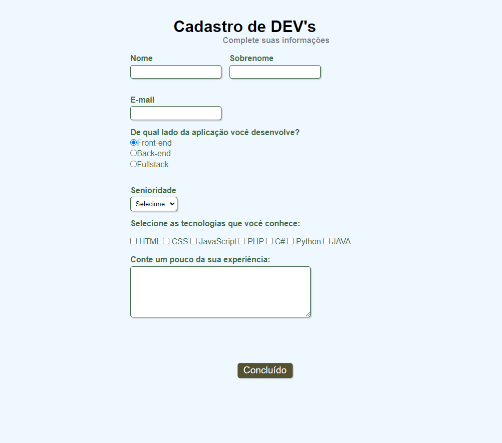 GitHub - briangonc/formulario-cadastro: Exercício de formulário de ...
